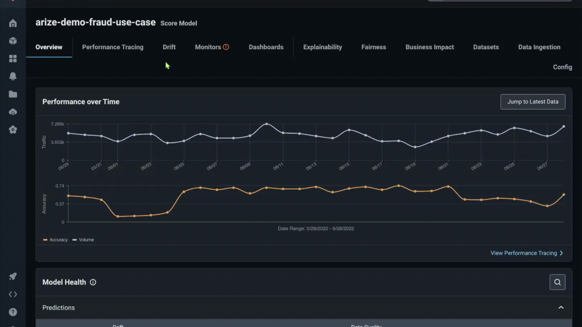 Drift tracing - Arize AX Docs
